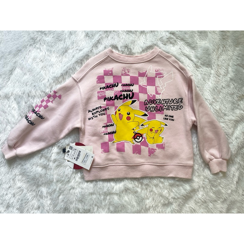 [มือสอง] เสื้อสเวตเตอร์ Zara Pokemon ไซส์ 7 / 122 | Shopee Thailand