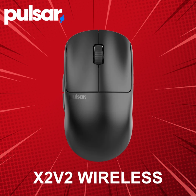 เมาส์เกมมิ่งไร้สาย Pulsar รุ่น X2V2 Wireless ประกันศูนย์ 2 ปี | Shopee Thailand