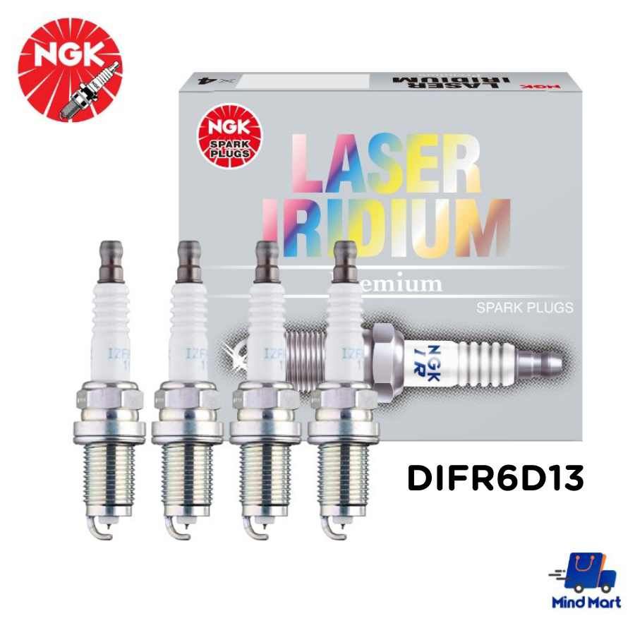 หัวเทียนรถยนต์ LASER PLATINUM NGK DIFR6D13 | Shopee Thailand