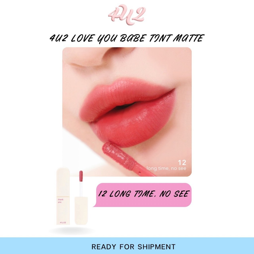 4U2 Love You Babe Tint Matte ลิปทินท์แมท 2.6g | Shopee Thailand