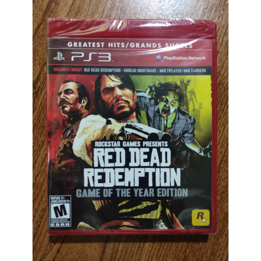 (มือ1) PS3 - Red Dead Redemption Game of the year edition (Z1) | Shopee ...