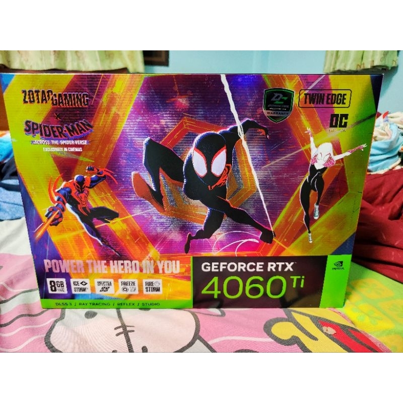 ZOTAC RTX 4060 Ti 8GB Twin Edge OC spiderman (การ์ดจอ) | Shopee Thailand
