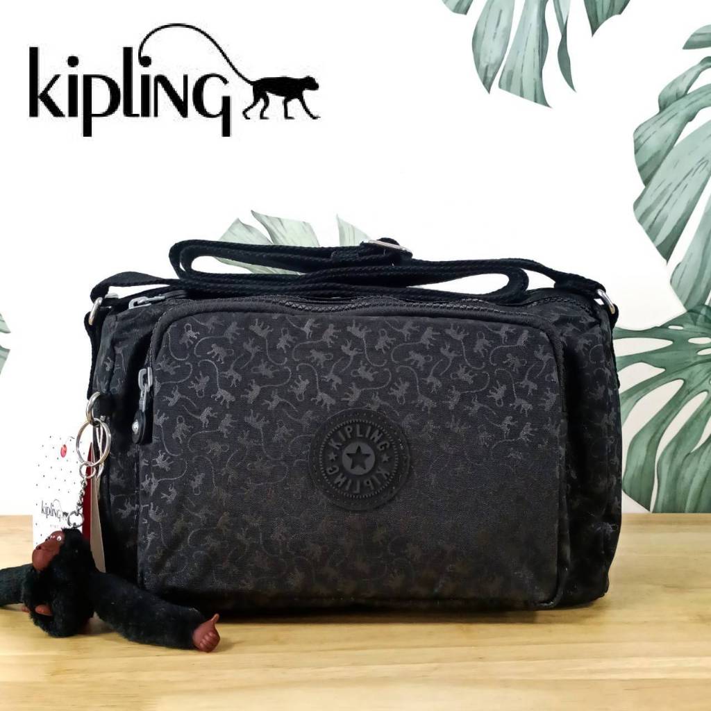 KIPLING RETH CROSSBODY BAG ซับในตาราง วัสดุ Nylon +polyester กระเป๋า ...