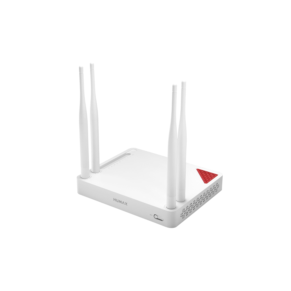 เร้าเตอร์ไวไฟ Humax HR2214A AC 1200 Dual Band Smart Wi-Fi Router ...