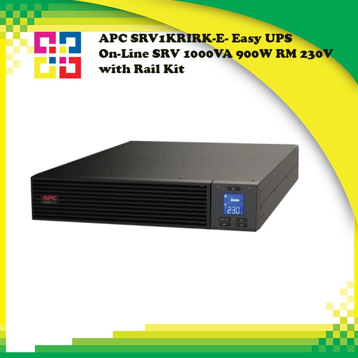 APC SRV1KRIRK-E- Easy UPS On-Line SRV 1000VA 900W RM 230V with Rail Kit ...