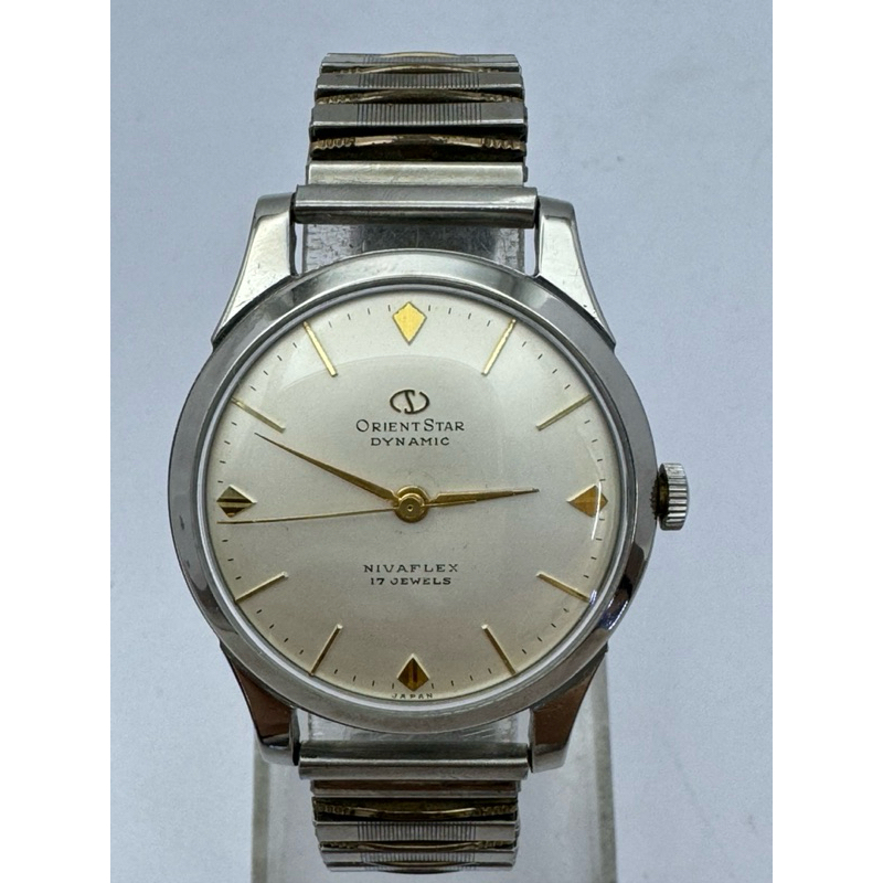 ORIENT STAR DYNAMIC NIVAFLEX 17 JEWELS ระบบไขลาน ตัวเรือนสแตนเลส นาฬิกา ...