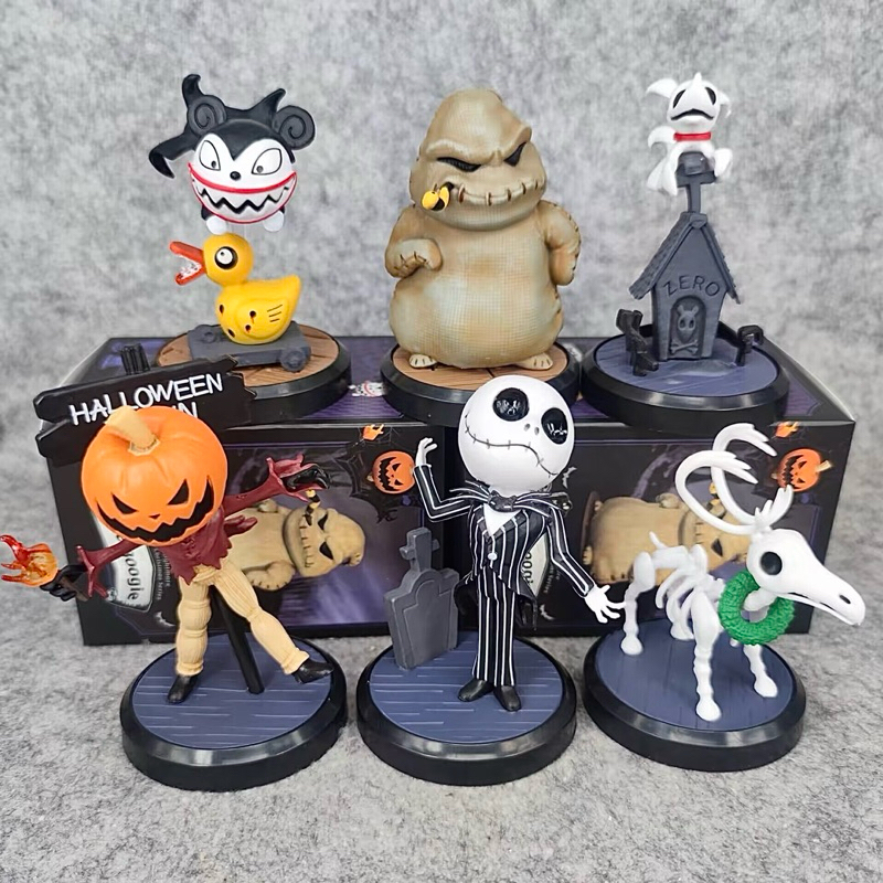 กล่องสุ่ม The Nightmare Before Christmas Series Mystery Blind Box 6 PCS ...
