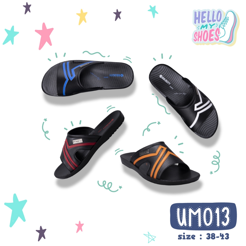 รองเท้าแตะ PU กันลื่น รุ่น UM013 สินค้าตรงปก จัดส่งไว แท้100% | Shopee ...