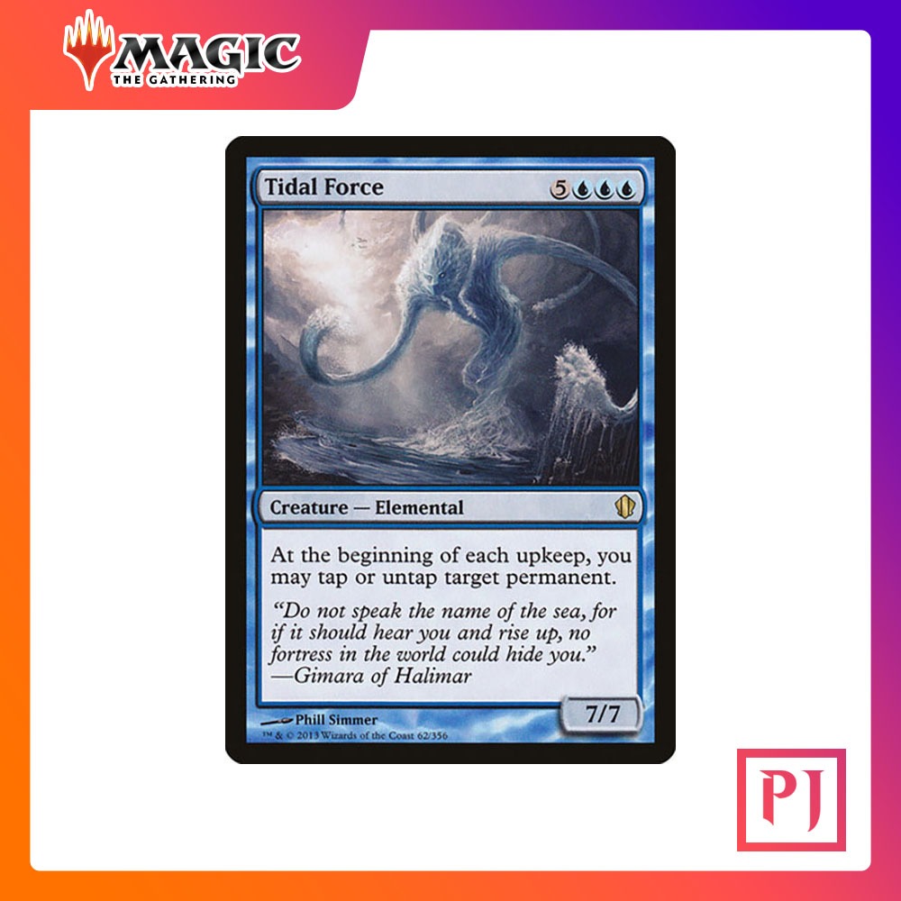 [MTG] Tidal Force [M13] [BLUE] [RARE] [NORMAL] [ENG] (การ์ดเมจิค ...