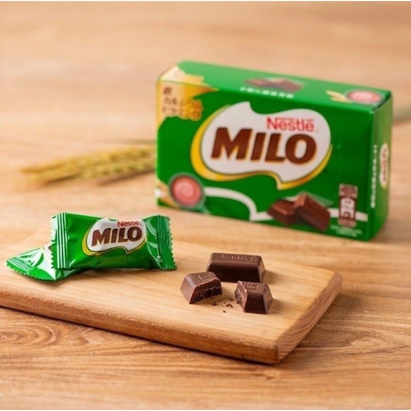 Nestle Milo Box ช็อกโกแลต ไมโล จากประเทศญี่ปุ่น 1 กล่อง 10 ชิ้น ...