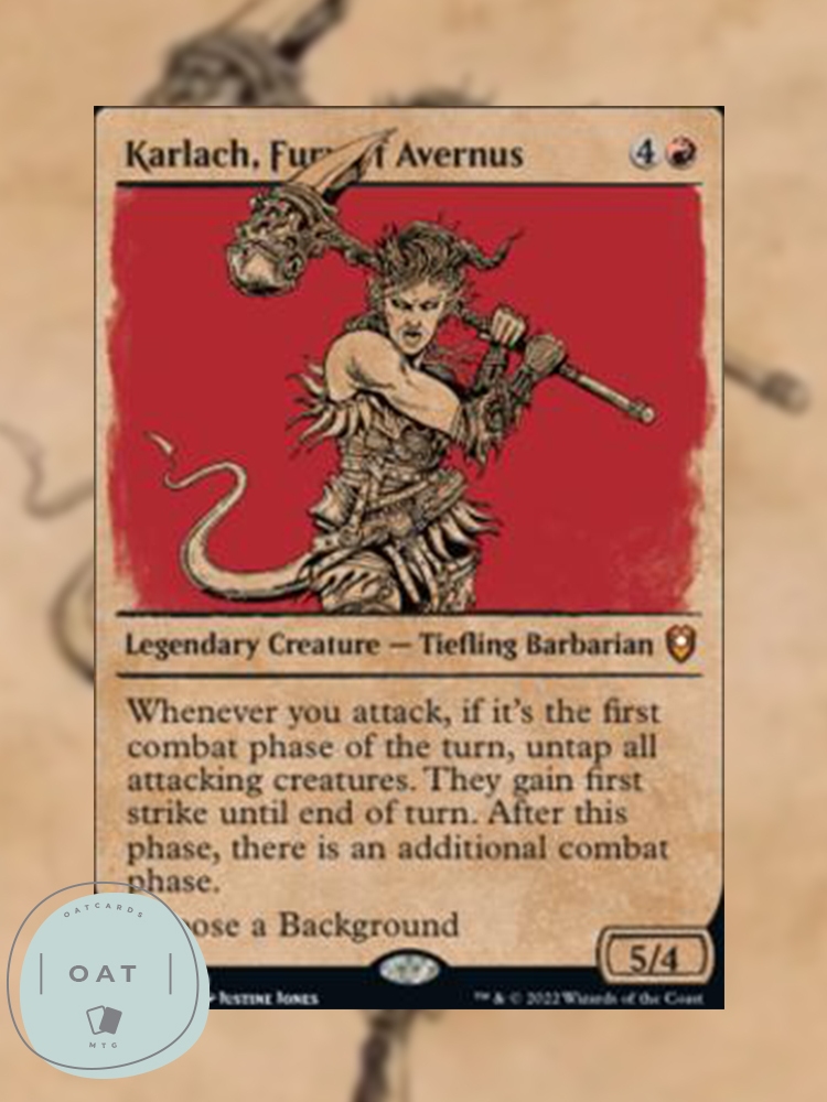 MTG Karlach, Fury of Avernus [Commander Legends: Battle for Baldur's ...