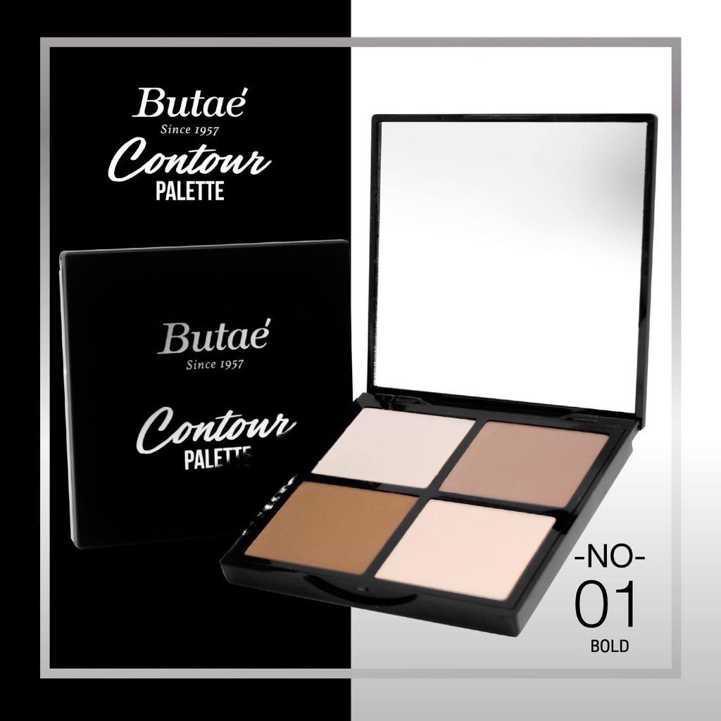 Butae Contour Palette บูเต้ คอนทัวร์พาเลท 4 เฉดสี เพิ่มมิติให้กับใบหน้า ...