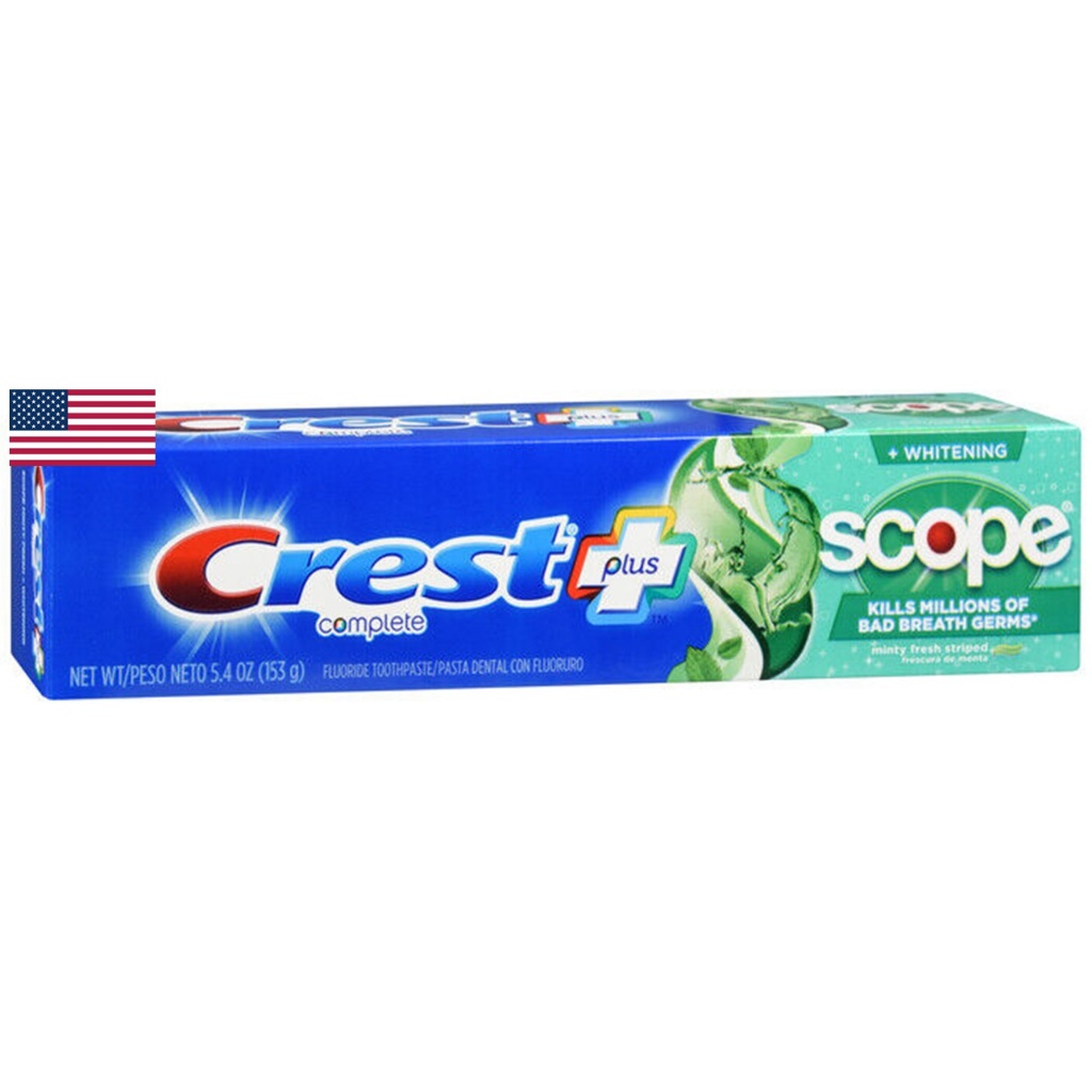 Crest Complete Whitening Scope Toothpaste 232 g EXP Jul 25 | Shopee ...
