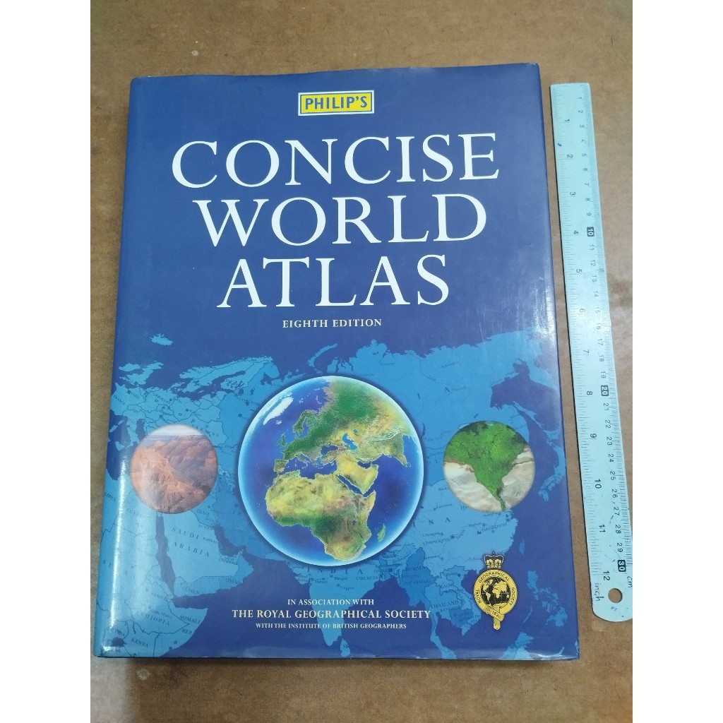 หนังสือ Philip's Concise World Atlas (Hardcover) | Shopee Thailand