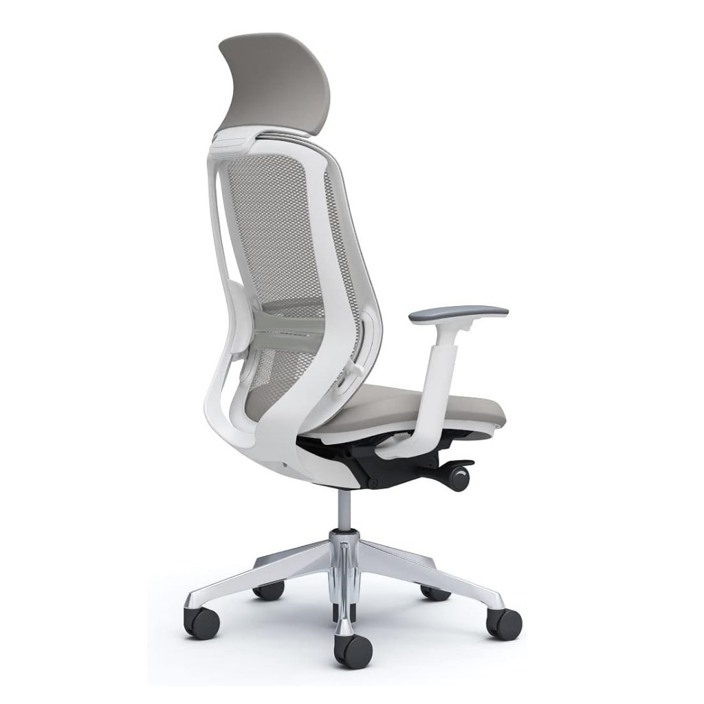 OKAMURA เก้าอี้รุ่น SYLPHY HIGH BACK, WHITE BODY, COLOR : LIGHT GRAY ...