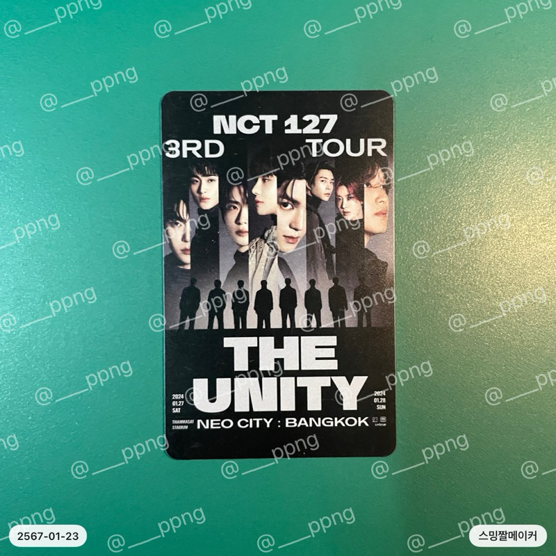 บัตร NCT127 The unity รอบวันอาทิตย์ 1 ใบ | Shopee Thailand