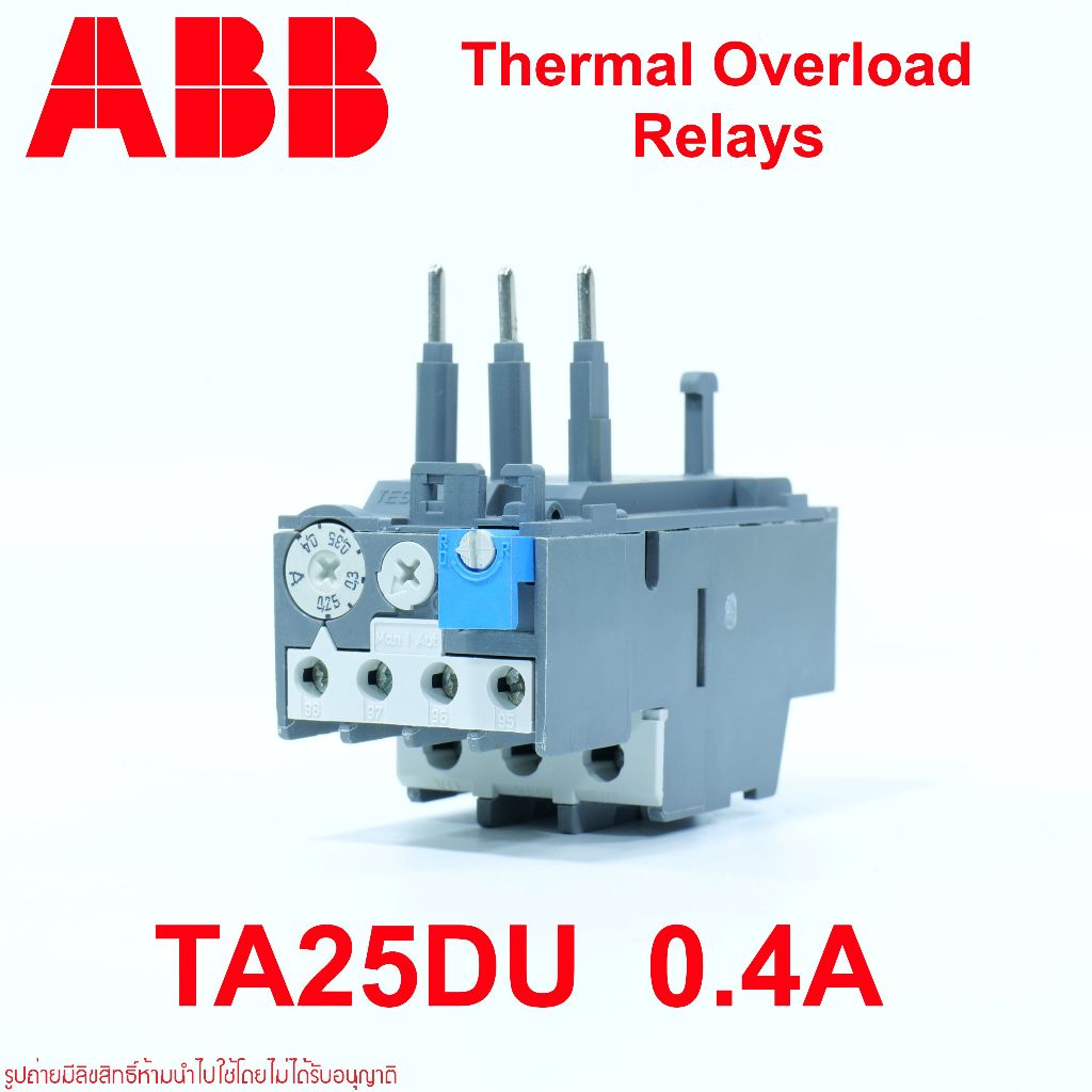 TA25DU ABB TA25DU Thermal overload relays TA25DU0.40 overload TA25DU0 ...