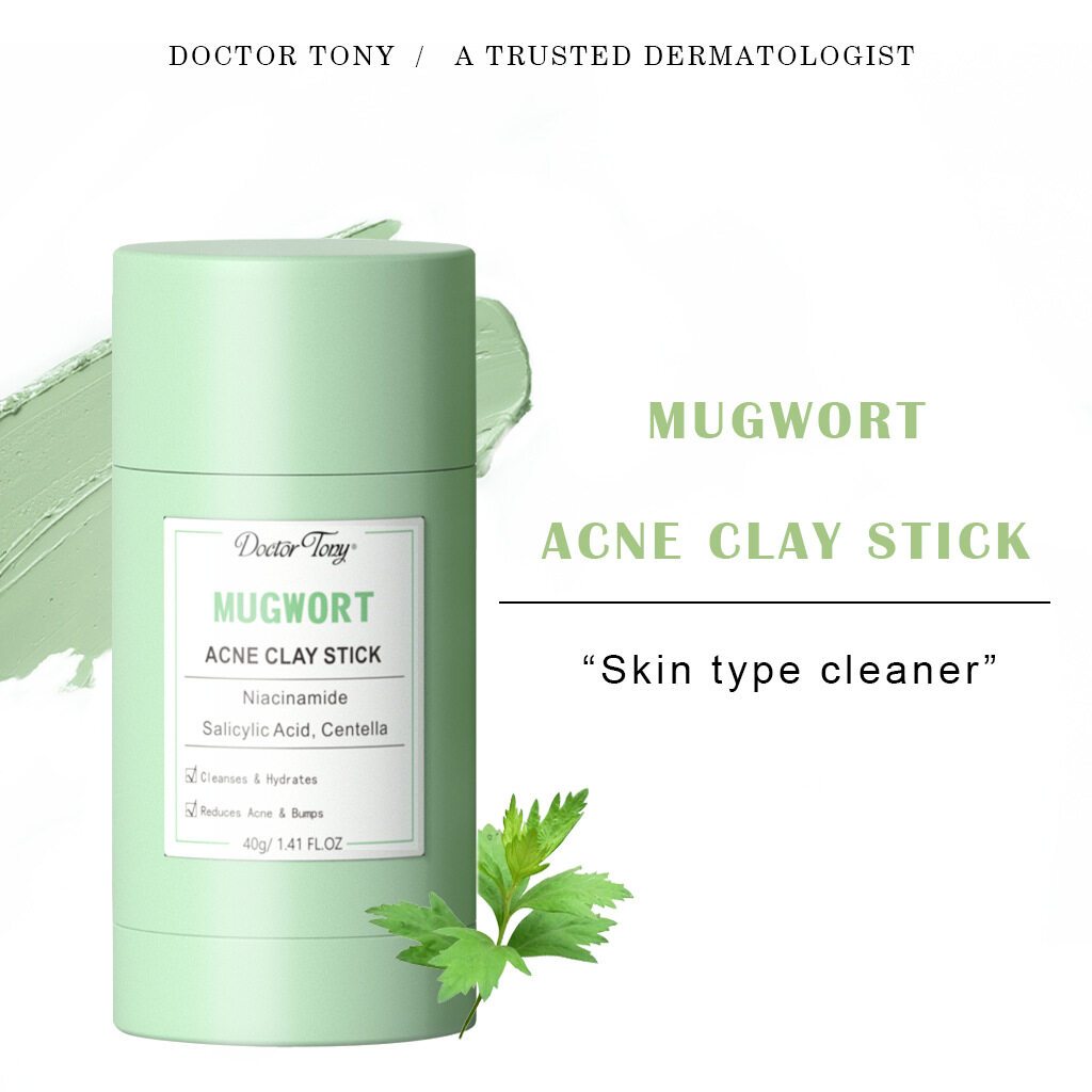 Mugwort Acne Clay Mask Stick 40g มาสก์โคลนที่มาให้รูปแบบแท่ง ใช้ง่าย ...