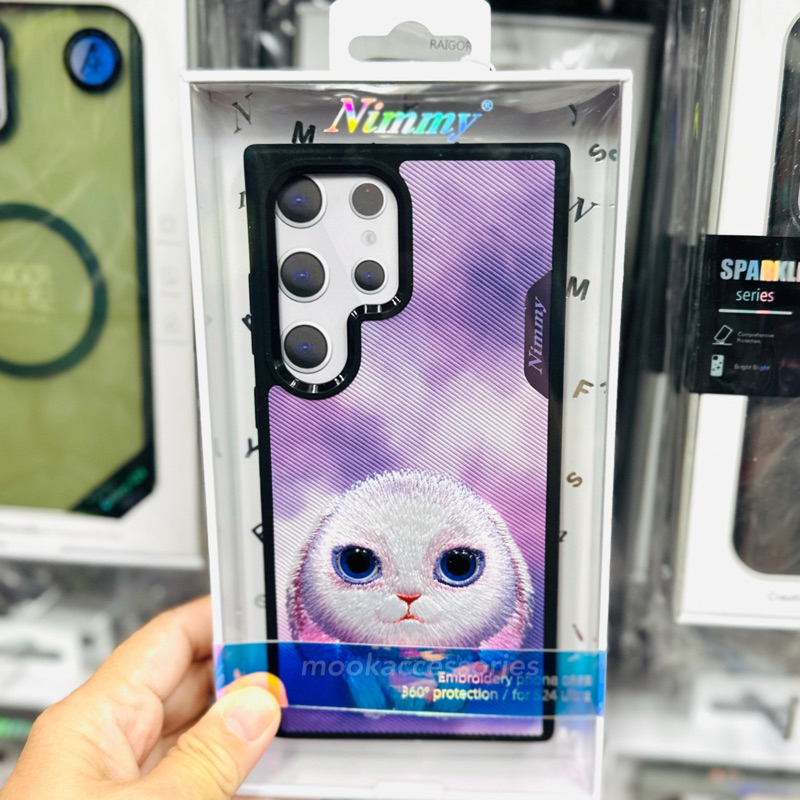 Nimmy Big Eyes Series เคสงานปัก 3D รุ่น S24Ultra S23Ultra | Shopee Thailand