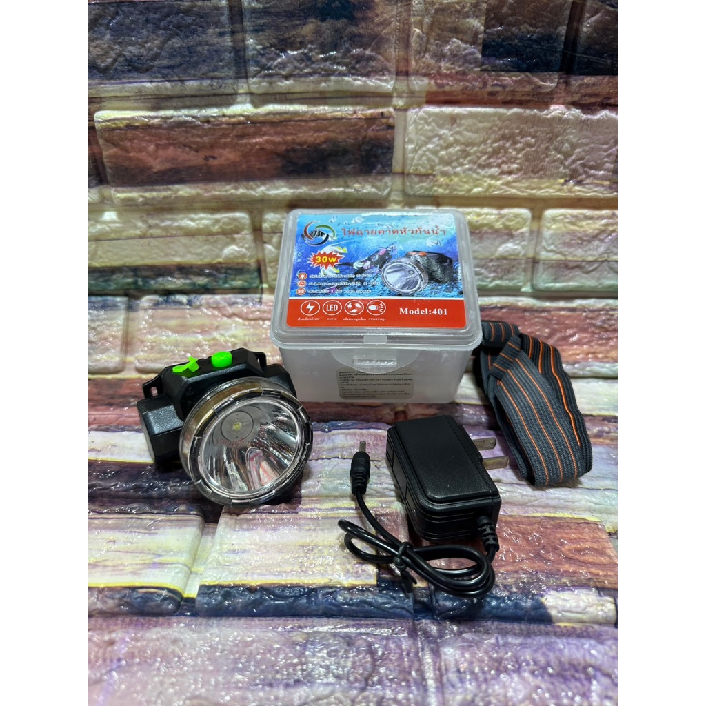 ไฟคาดฉายคาดหัว ยี่ห้อ VJP รุ่น 401 เเสงขาว LED ซุเปอร์แบตเตอรี่ หน้ากวาง 2 นิ้ว | Shopee Thailand