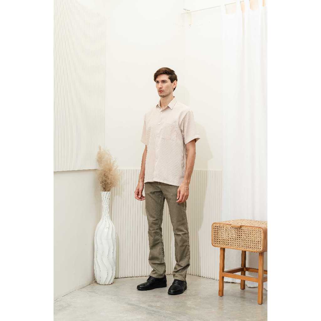 Henry Como Jorge Grey กางเกงขายาวผู้ชายกระบอกเล็ก | Shopee Thailand