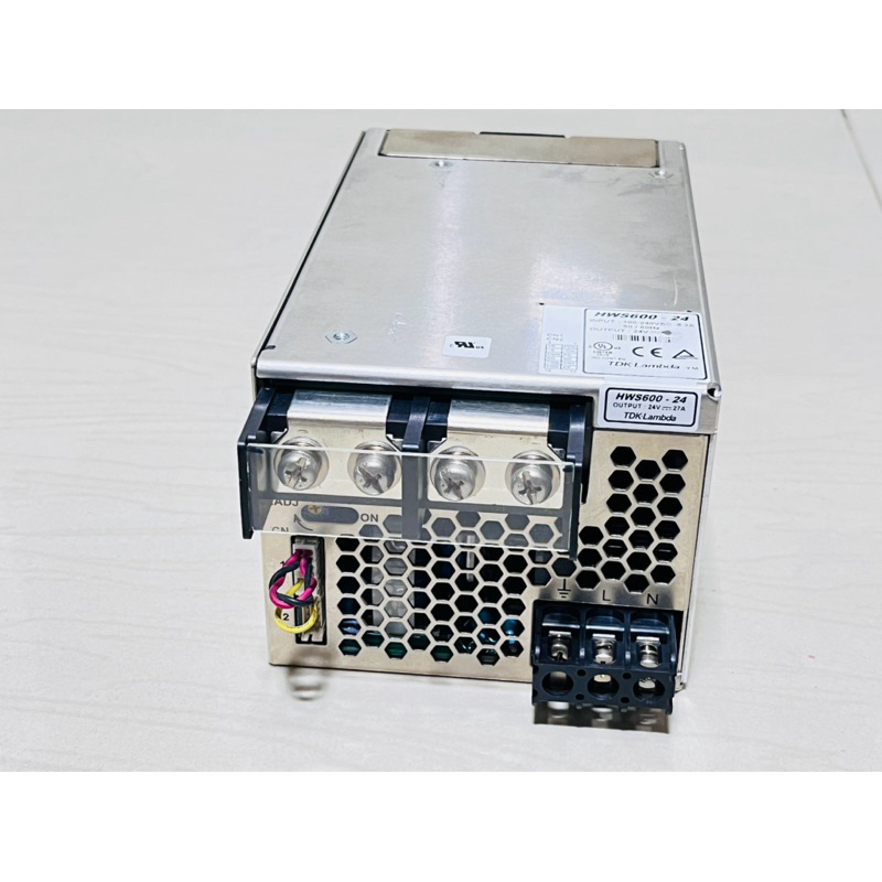 Power Supply TDK-LAMBDA HWS600-24 รุ่น 24V 27A 630W รองรับไฟ 100-240VAC ...