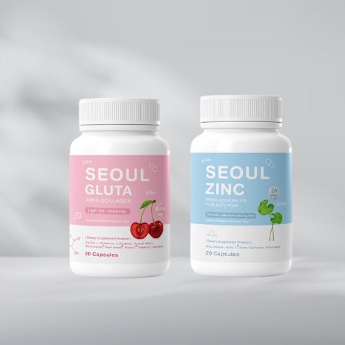 seoul gluta mika collagen & Zinc อาหารเสริมบำรุงผิว ซิ้งค์โซล & กลูต้า ...