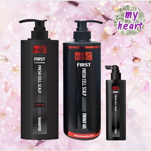 Ring First Fresh Cell Scalp Shampoo/EnergyGel/Tonic 1000/150 ml มีสเต็ม ...