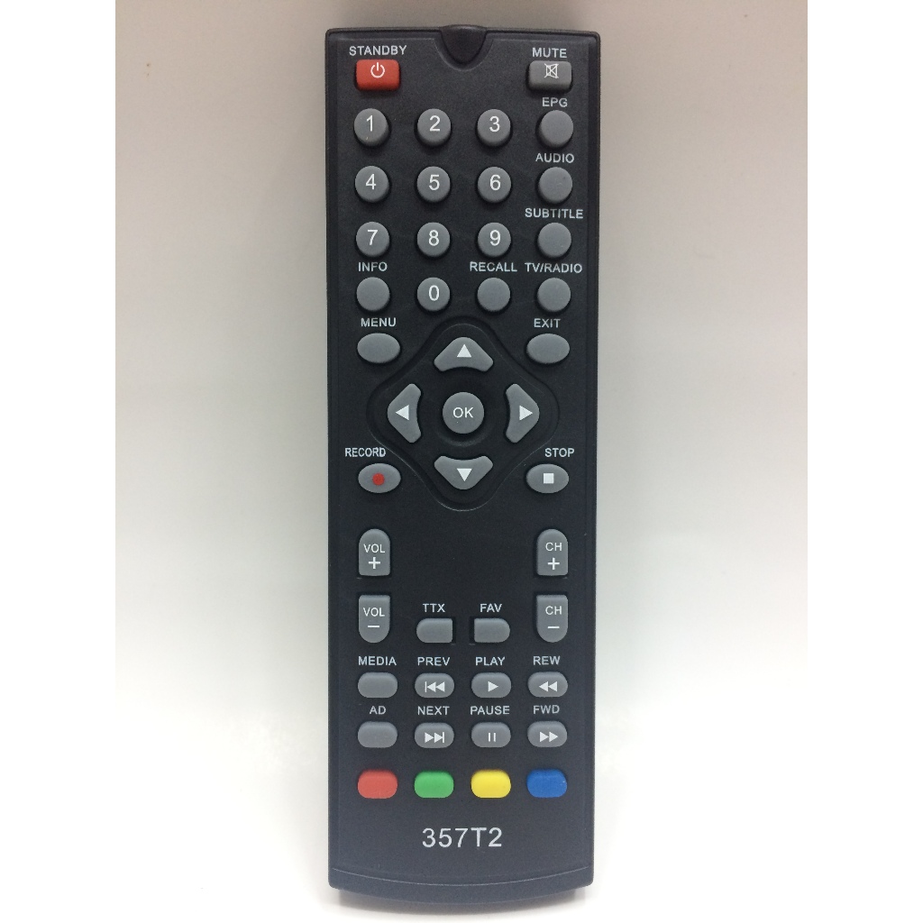 รีโมทกล่องดิจิตอล Aco-na-tic รุ่น 357T2 อะโคเนติค , Remote for Aconatic ...