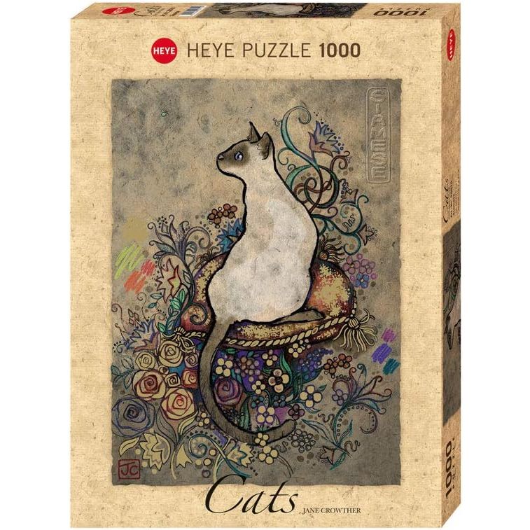 จิ๊กซอว์ Heye - Cats Siamese 1000 piece (ของแท้ มีสินค้าพร้อมส่ง ...