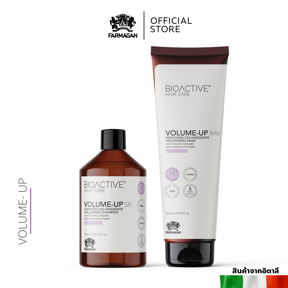 ชุด BIOACTIVE HAIR CARE VOLUME-UP - ทำให้ผมมีวอลลุ่มขึ้น แลดูหนา ช่วยลด ...