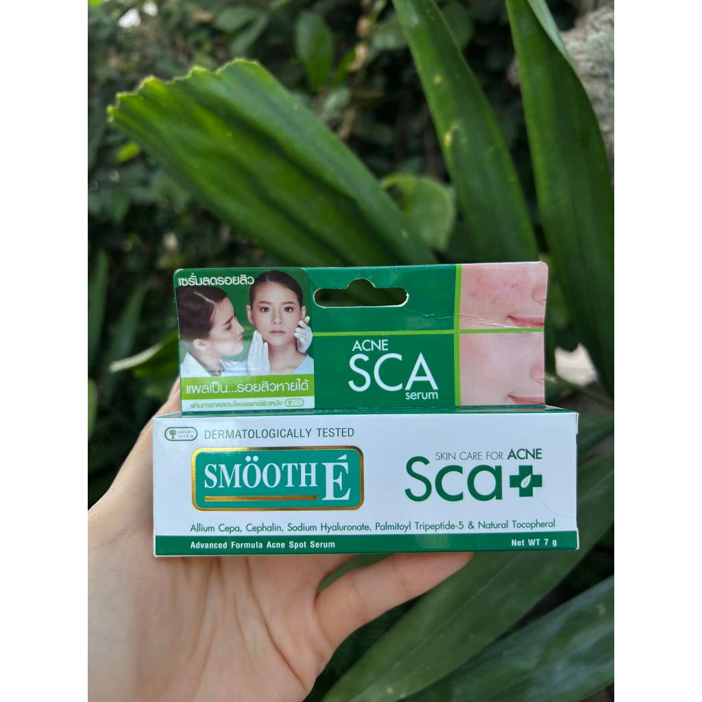 เจลแต้มสิว Smooth E Acne Scar Serum 7g. ลดรอยดำ รอยแดงจากสิว | Shopee ...