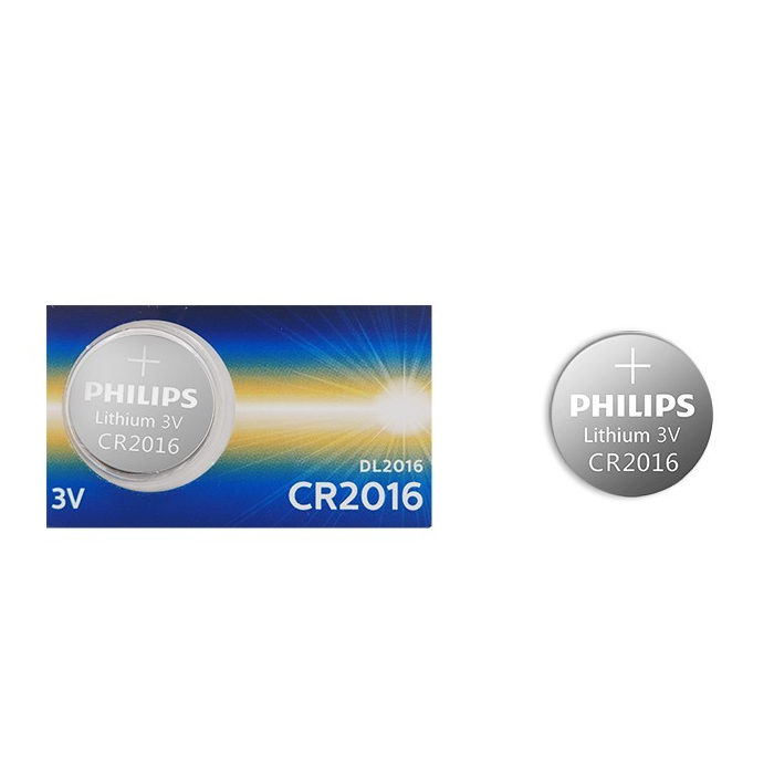 Philips CR2016 ถ่านรีโมท Lithium 3V จำนวน 5 ก้อน หรือ 1 ก้อน ของใหม่ ...