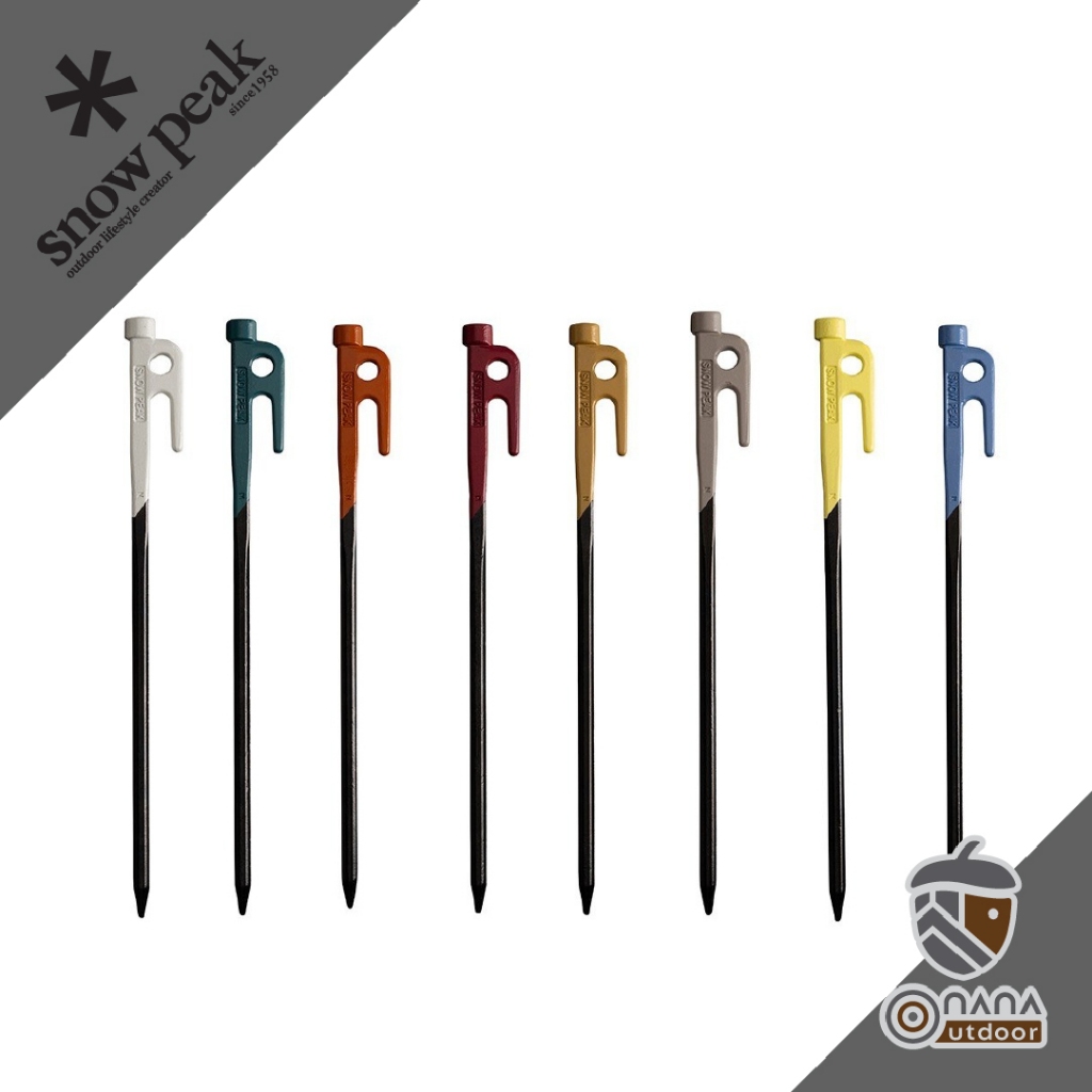 Snowpeak color stake 30 สมอบก | Shopee Thailand