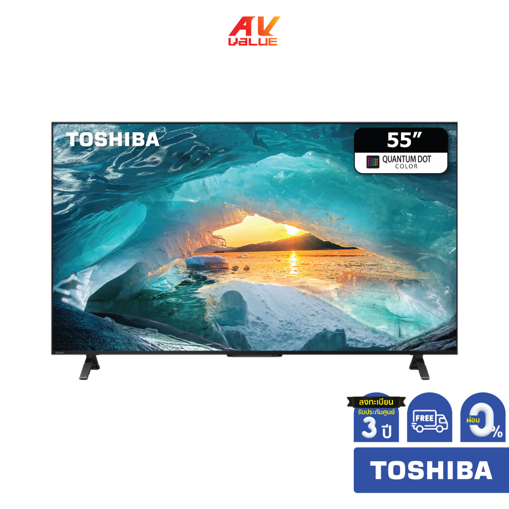 Toshiba 4K Quantum Dot TV รุ่น 55M550MP ขนาด 55 นิ้ว M550M Series ( 55M550M , M550MP ) ** ผ่อน 0 ...