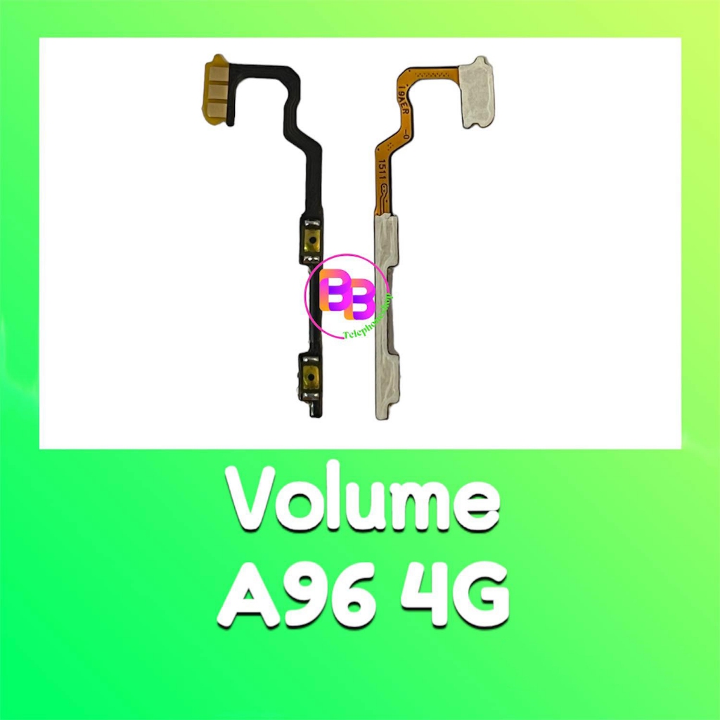 แพรปุ่มเพิ่มเสียง-ลดเสียง A96 4G แพรเพิ่มเสียง-ลดเสียง A96(4G) สวิตแพร ...