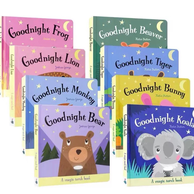 พร้อมส่ง A magic torch book หนังสือไฟฉาย ส่องไฟ board book Goodnight ...