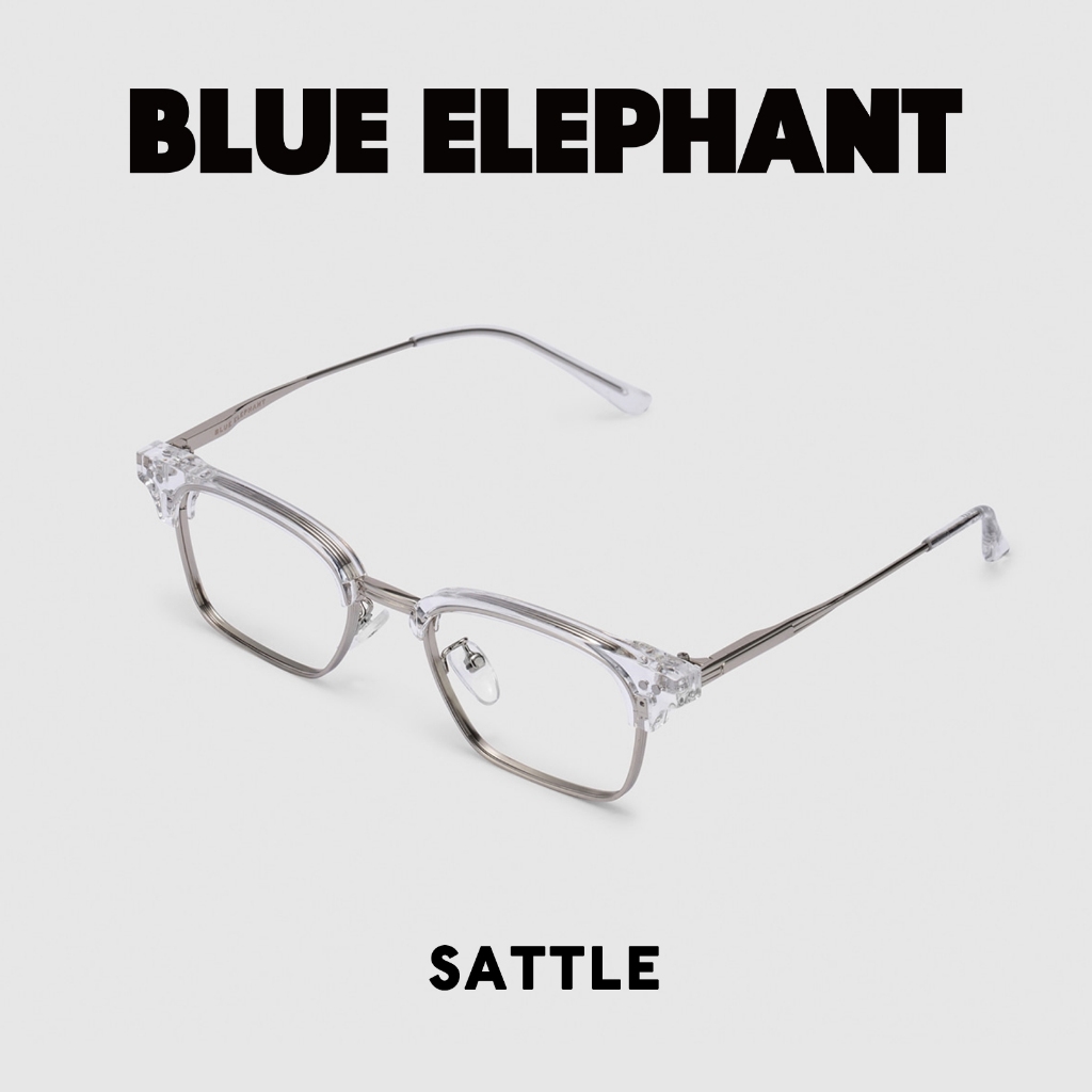 แว่นตา BLUE ELEPHANT - SATTLE (Silver-crystal) | Shopee Thailand