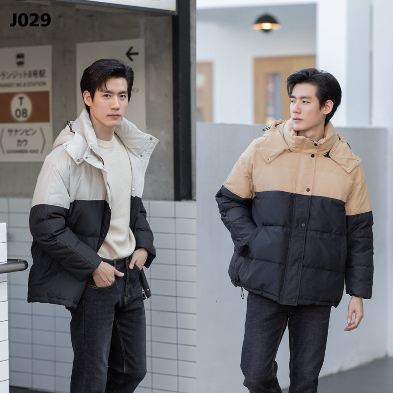 J029 - Unisex down jacket | Shopee Thailand