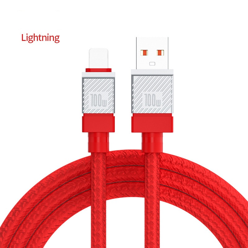 สายชาร์จ ชาร์จ iP15 ได้ 100W 5A Super Fast Charge TypeC, iP, Micro USB ...