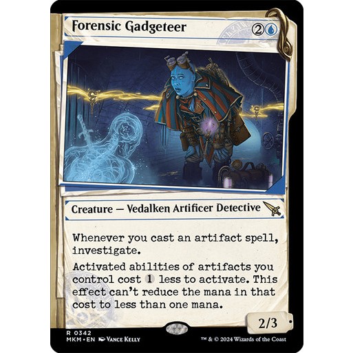 [MTG][Single][MKM] Forensic Gadgateer ระดับ Rare [ภาษาอังกฤษ] | Shopee ...