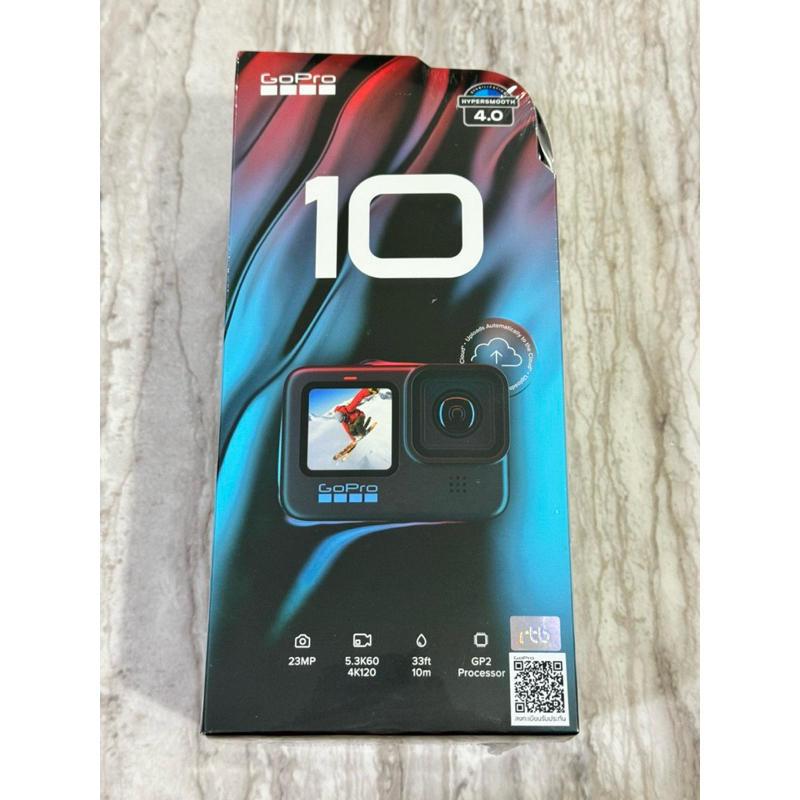 Gopro 10 Black ของใหม่ยังไม่แกะซีล สินค้าพร้อมส่ง | Shopee Thailand