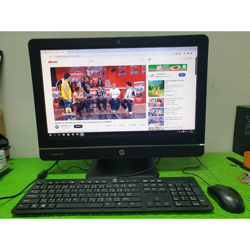 all in one Hp compaq pro 4300 core i3 gen3 จอ20 นิ้ว Wi-Fi ในตัว ใช่งาน ...