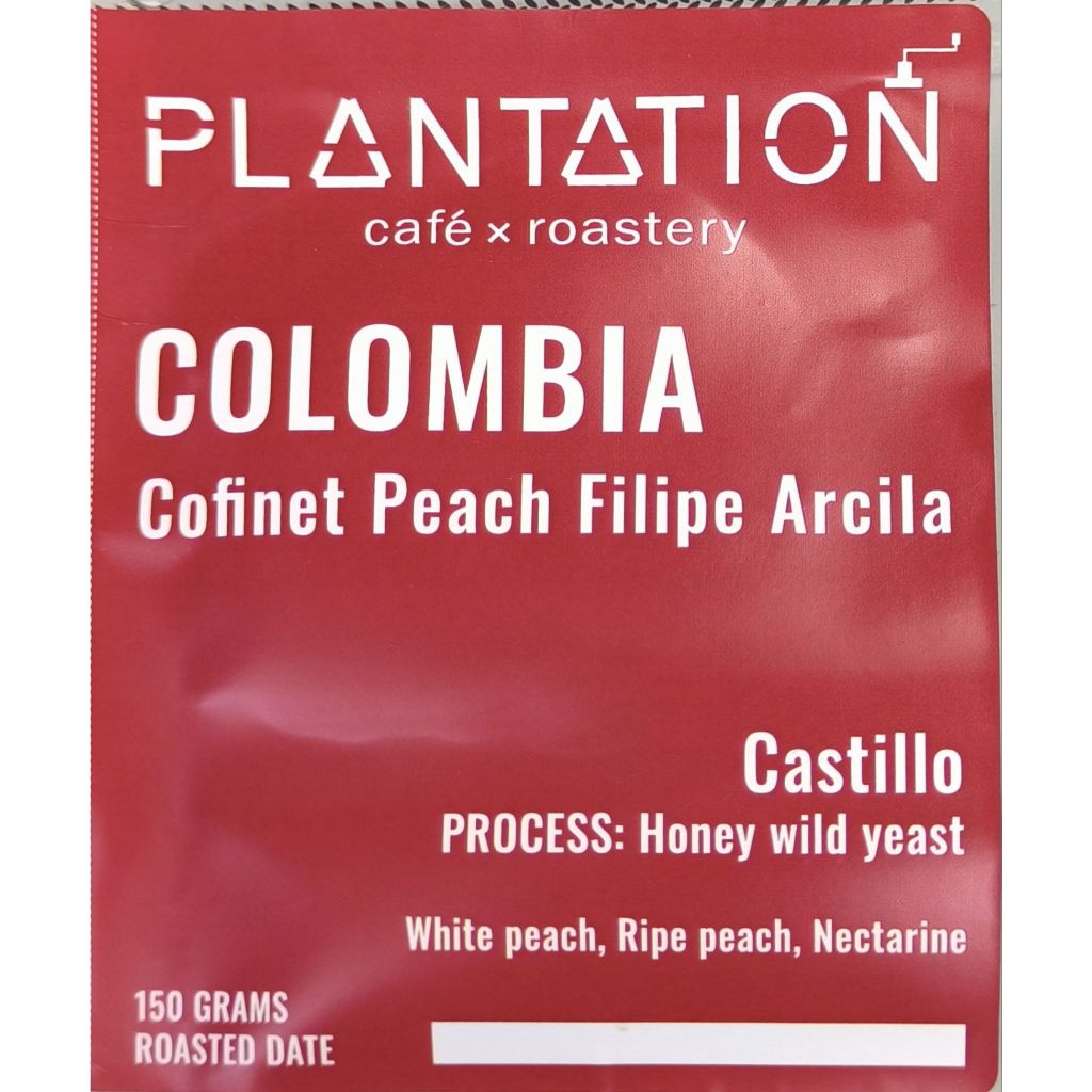 เมล็ดกาแฟคั่วอ่อน Colombia Cofinet Peach Filipe Arcila / Honey wild ...