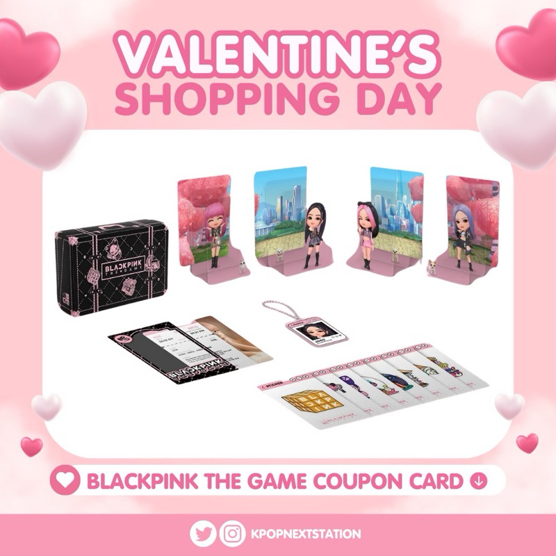 [ทักแชทรับcoin] พร้อมส่ง BLACKPINK THE GAME COUPON CARD | Shopee Thailand