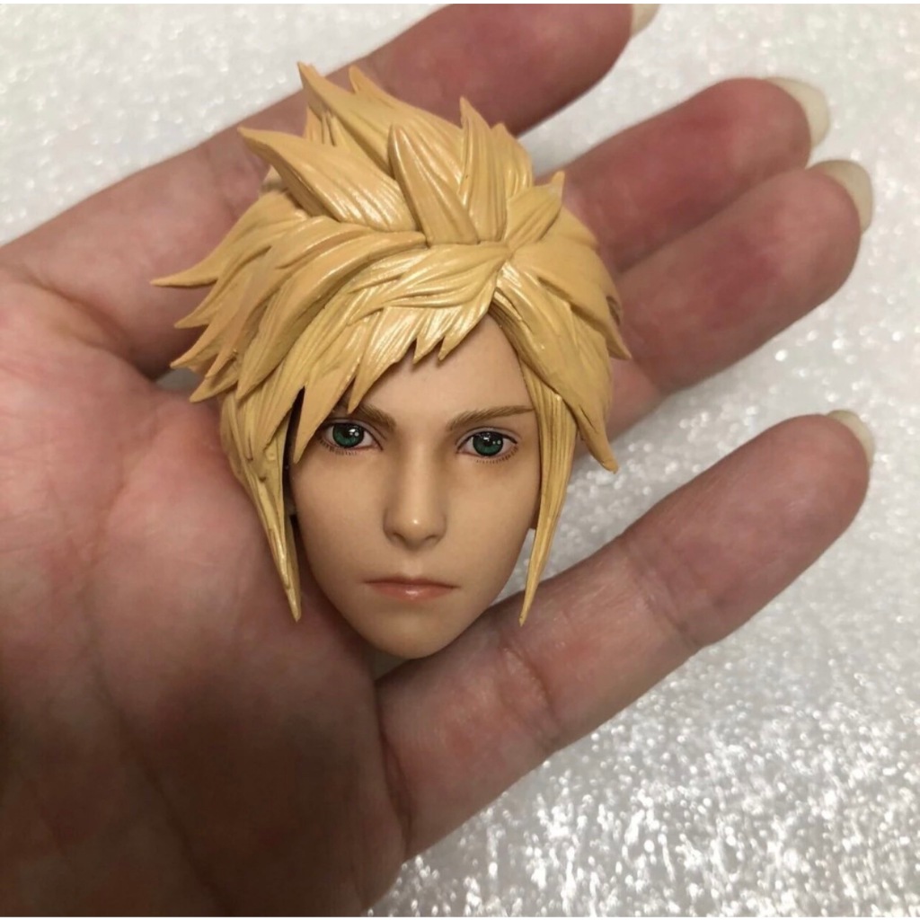 In-Stock 1/6 Scale Action Figure Final Fantasy 7 Remake Cloud Head Fair ...