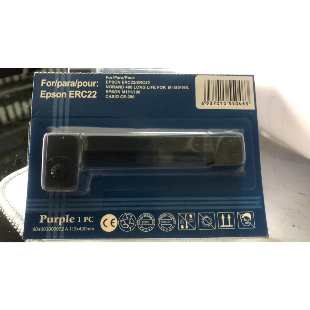 EPSON ERC-22 /ERC-40FOR / Para /Pour ตลับผ้าหมึกเทียบเท่า EPSON M-181 ...