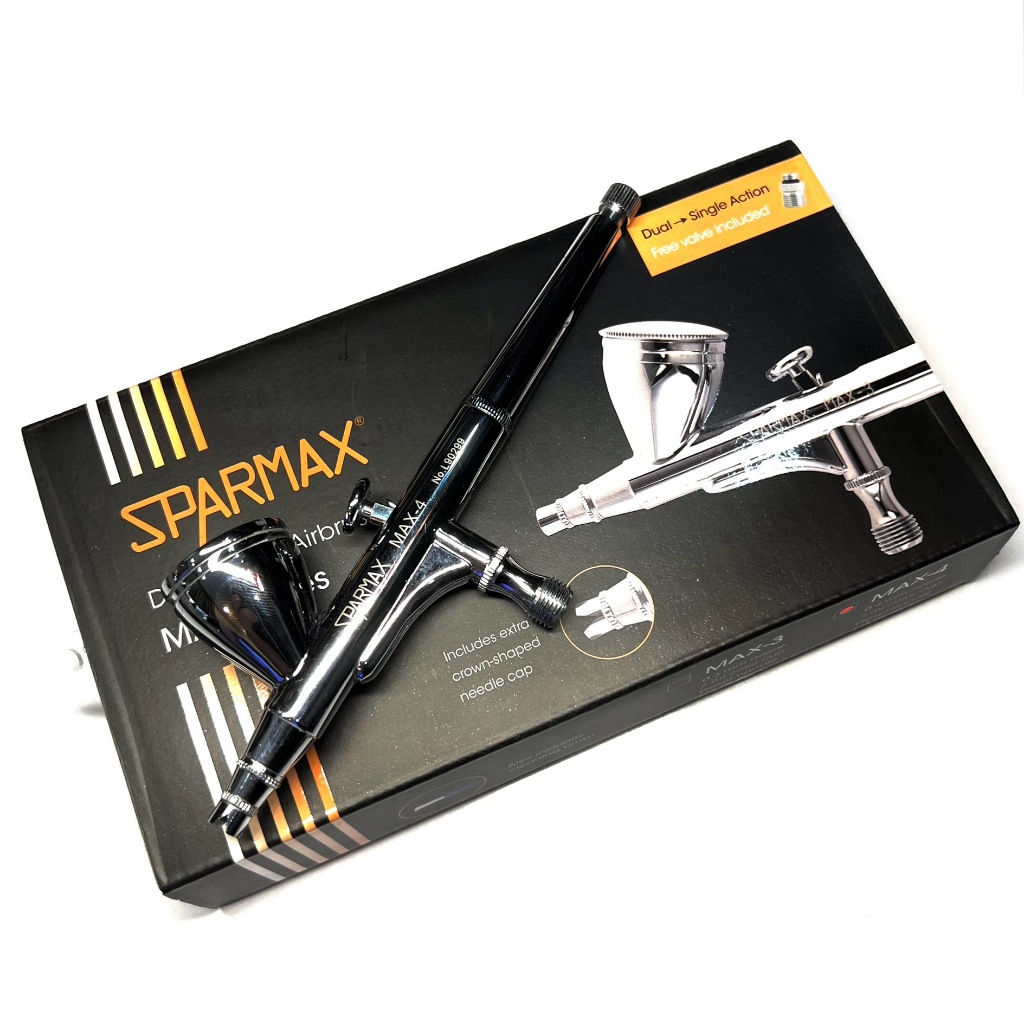 SPARMAX MAX4 Airbrush 0.4mm ประกัน 1 ปี/เครื่องศูนย์ไทย | Shopee Thailand