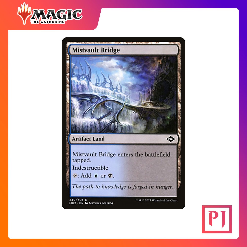 [MTG] Mistvault Bridge [MH2] [LAND] [COMMON] [NORMAL] [ENG] (การ์ดเมจิค ...
