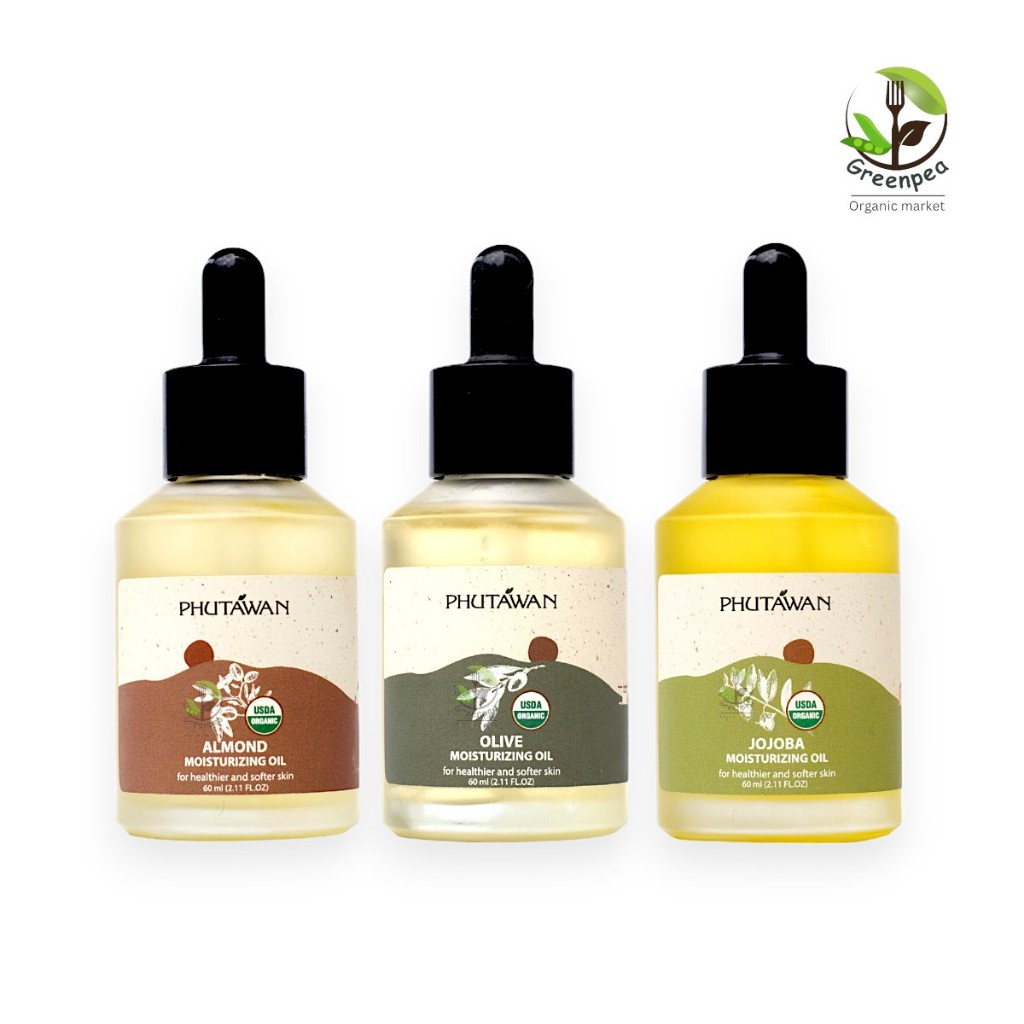 Phutawan ภูตะวัน น้ำมันธรรมชาติออแกนิค 60ml. บำรุงผิว Organic ...